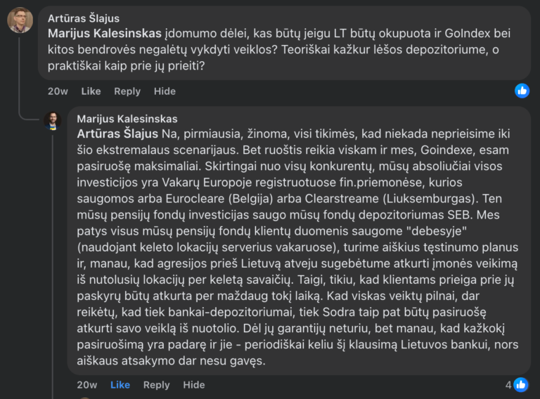 Pensijos 3 pakopa - Goindex apžvalga - Šeši nuliai